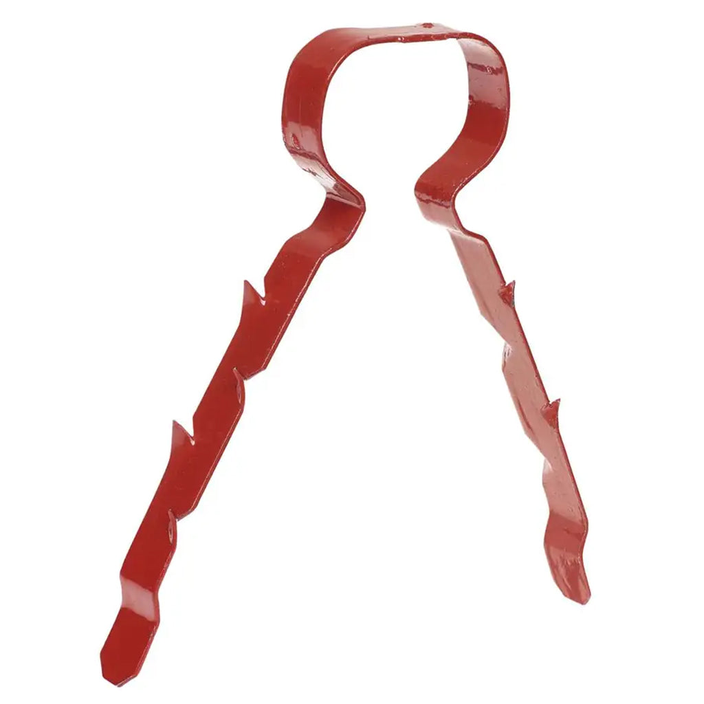Linian 6-8mm Double Cable Fire Clip Red - Pack of 100