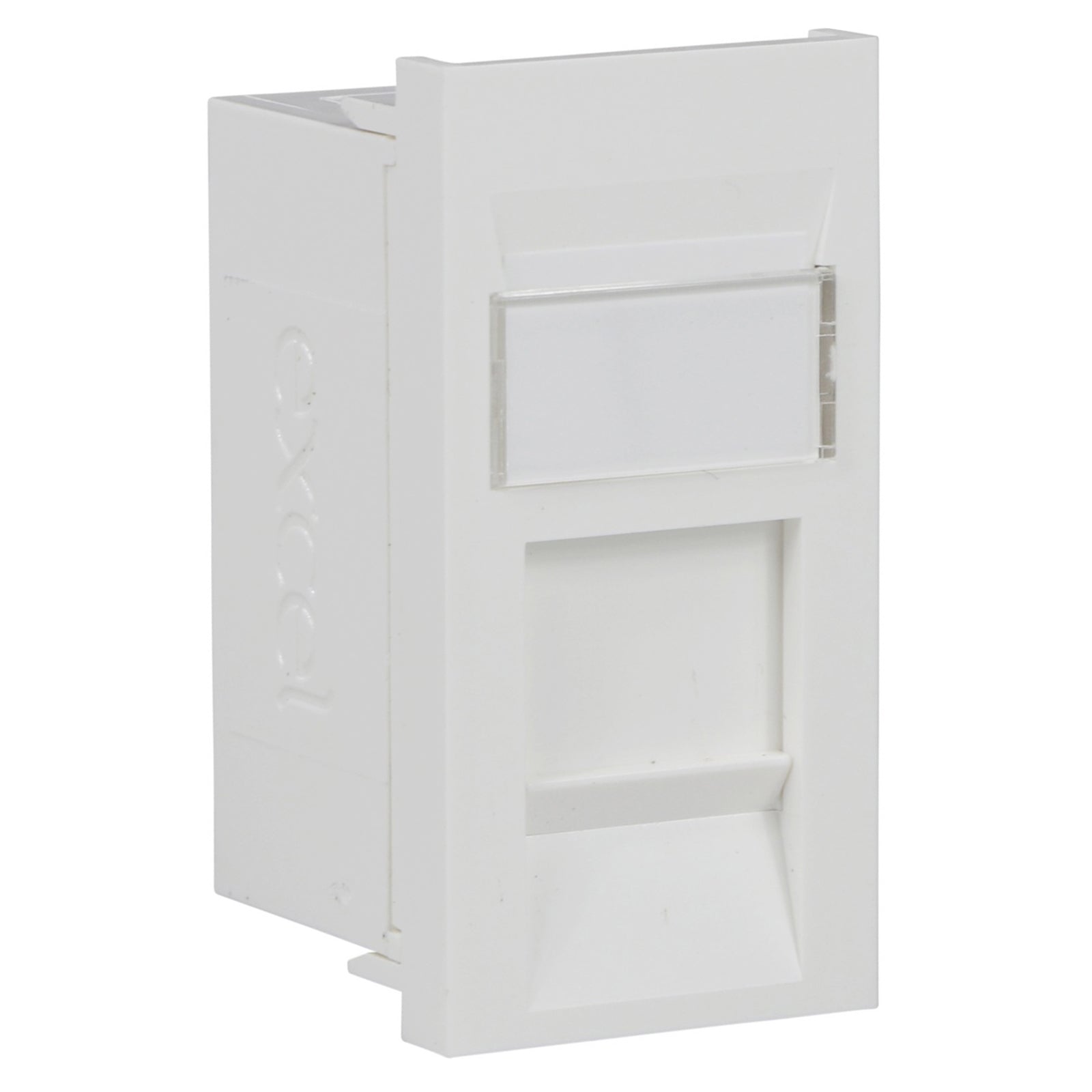 Excel Cat6 UTP RJ45 Euro Module White (100-300)