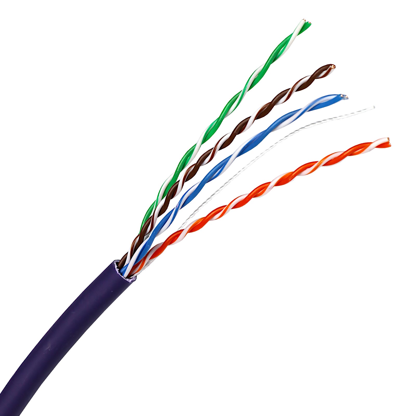 Violet Excel Cat5e UTP LSZH B2ca-s1a,d1,a1 Solid Cable 305m (190-066)