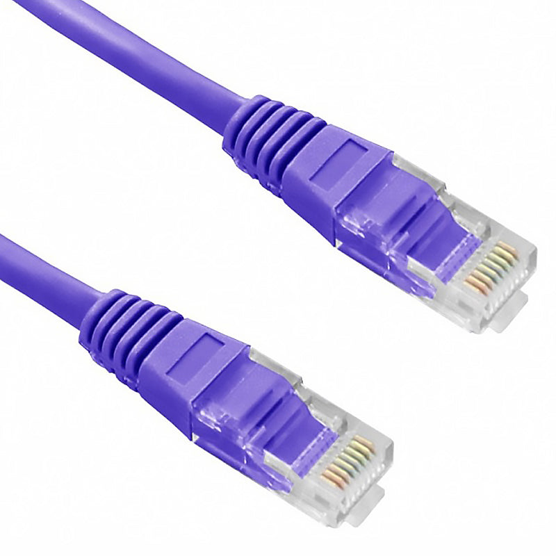 Violet Cat6 UTP B2ca Rated Patch Lead - Cable Intelligence